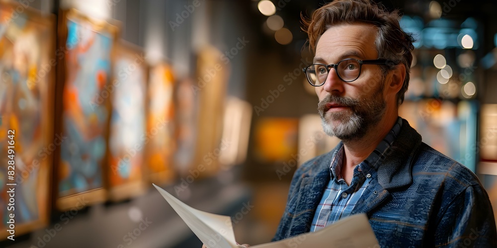 Sophisticated art historian curates and lectures on contemporary ...