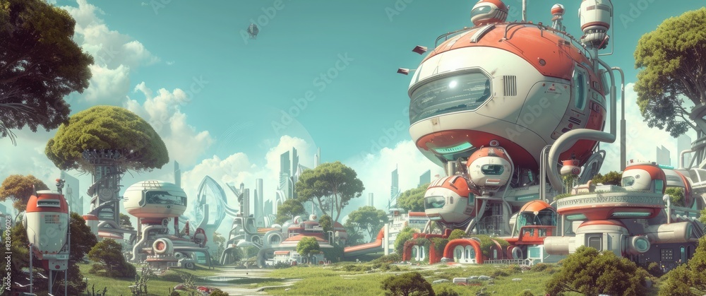 Futuristic city concept with autonomous AI systems 🏙️🤖 Embodies the ...
