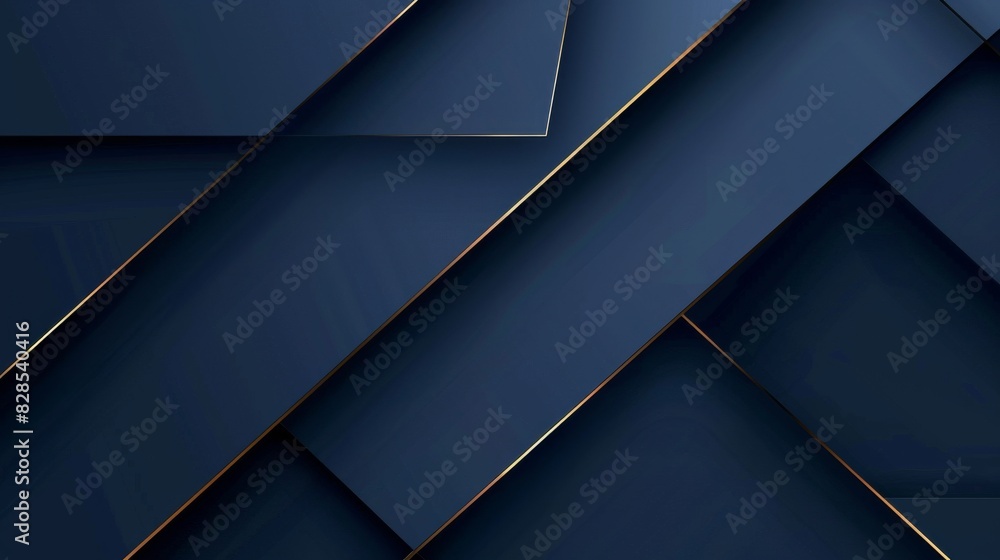 simetrical luxurious dark navy blue with overlap layer background ...