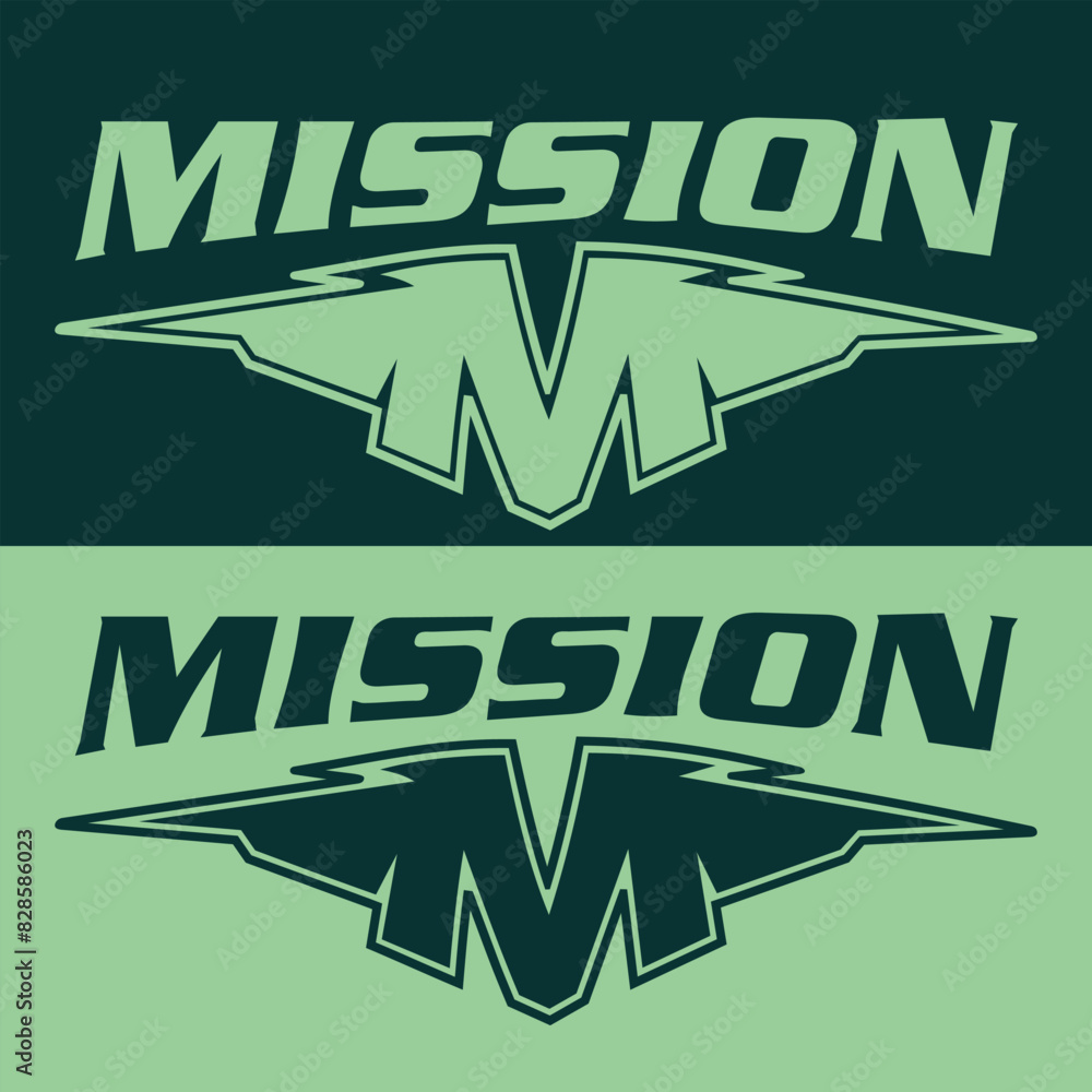 Vetor de M for mission logo. mission critical logo design ideas ...