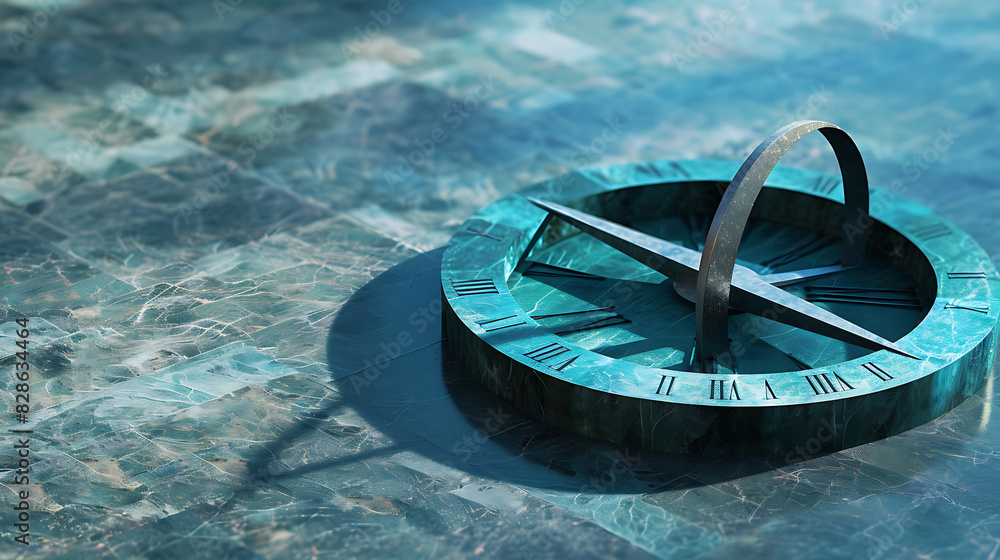 Sundial, technology and innovation in telling time in the past Stock ...