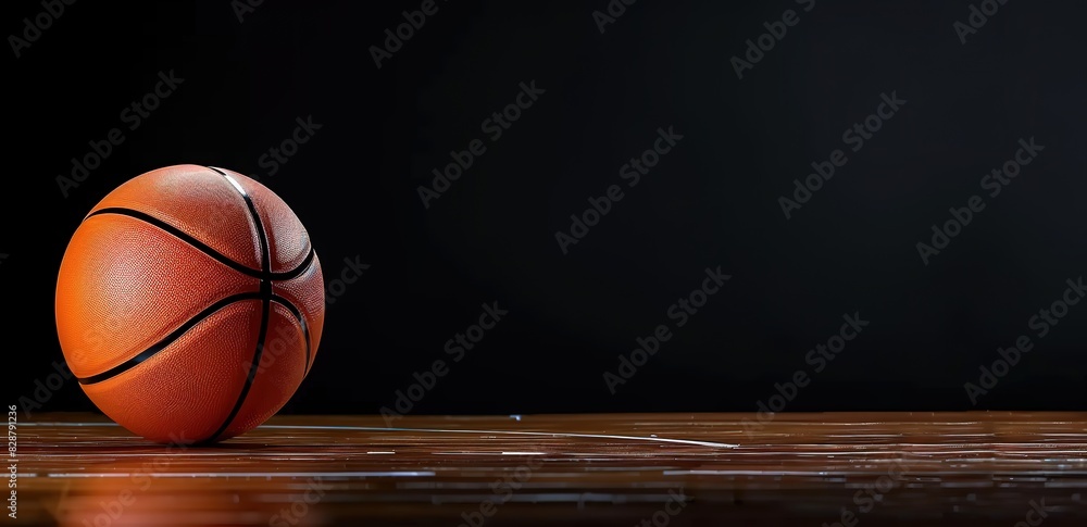 basketball photographed on a black background. Basketball backgrounds ...