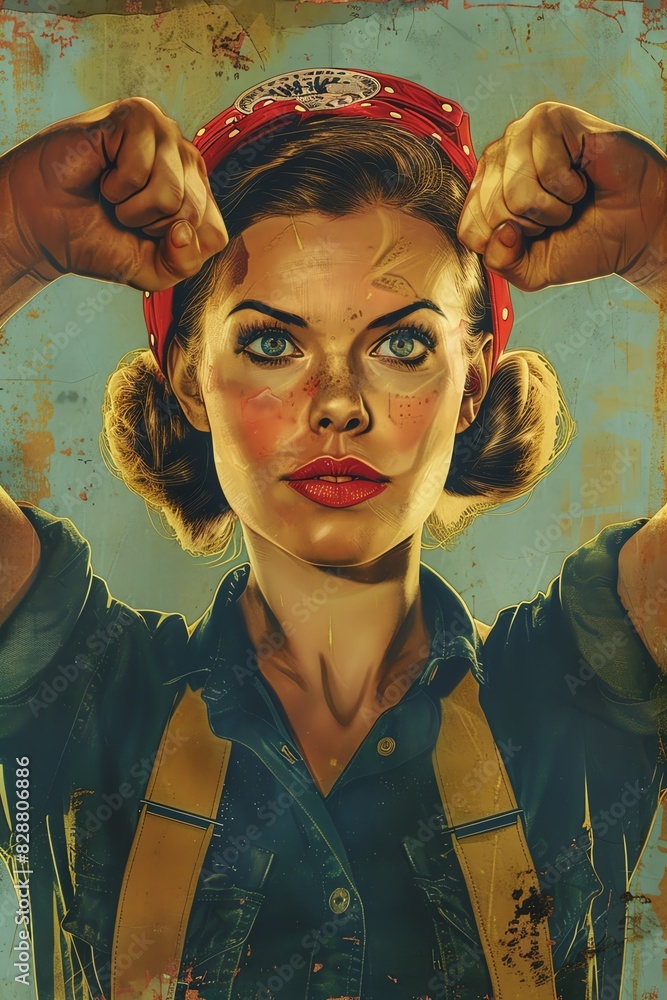 Rosie the Riveter is a cultural icon representing American women who ...