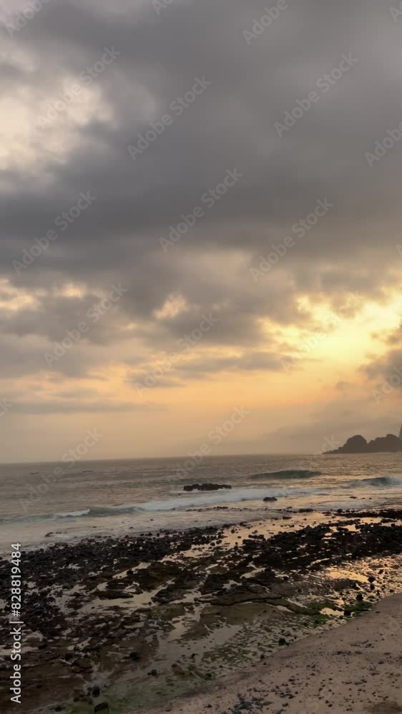 Beach Aesthetic Story. 4K vertical footage with the beauty of Papuma ...