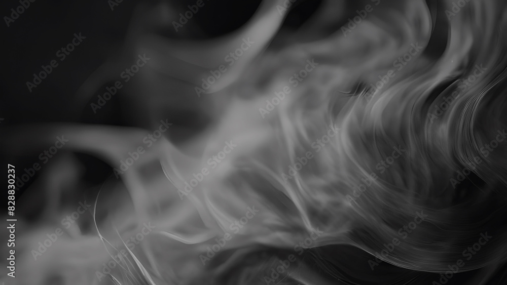 Black Background with Ash Smoke. Dark Background Screen Backdrop for ...
