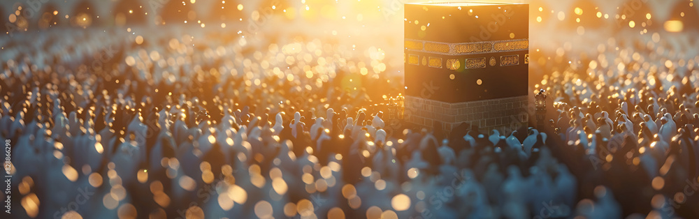 Witnessing the Spiritual Unity at the Holy Kaaba in Mecca, The Radiant ...
