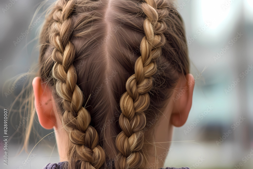 Double Dutch Braids - A sporty and trendy hairstyle featuring two Dutch ...