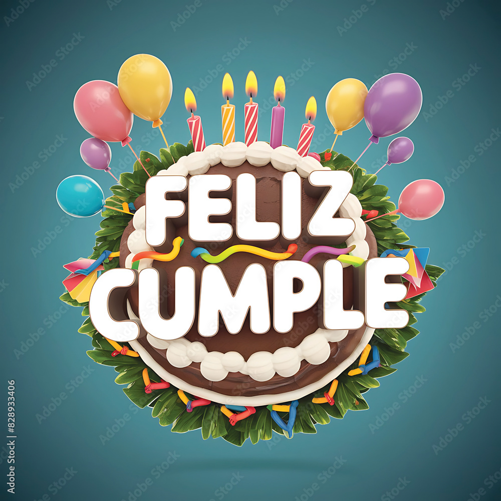 Feliz cumple and Feliz cumpleaños sign means Happy Birthday in Spanish ...