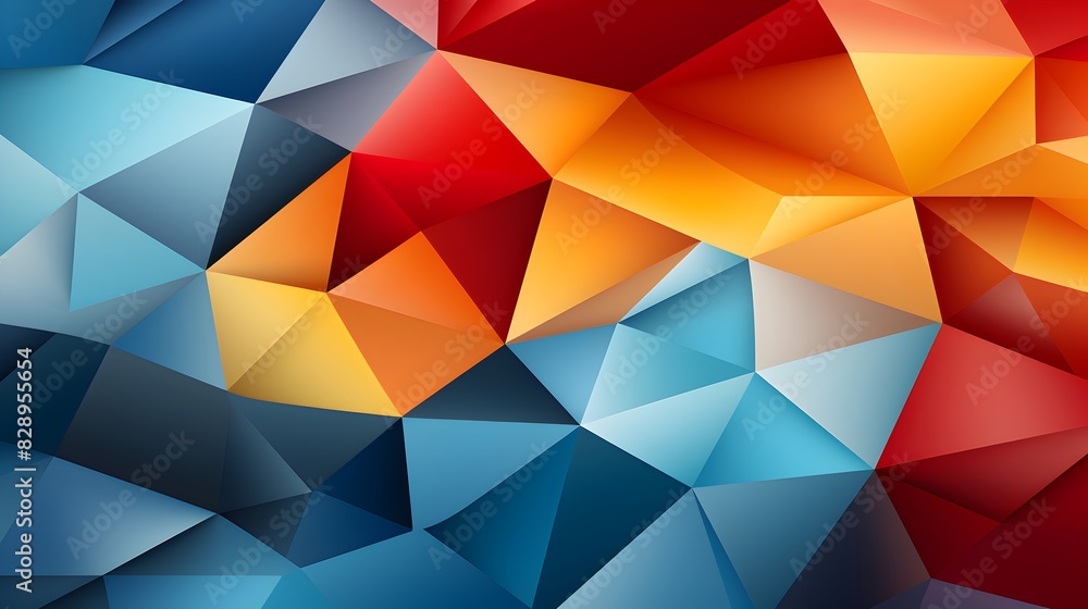 Abstract geometric background: vibrant colors and sharp lines in eye ...