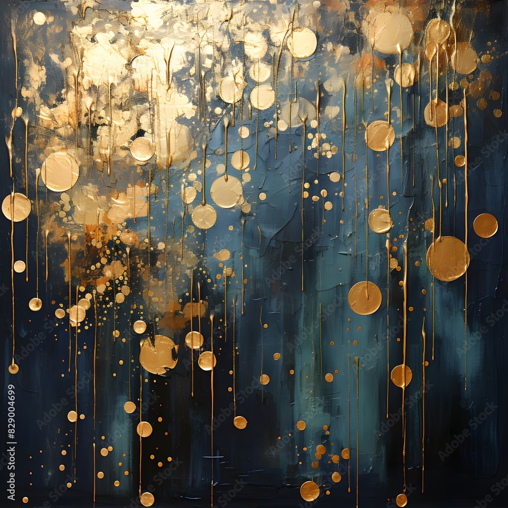 luxury gold paint splatters Stock Photo | Adobe Stock