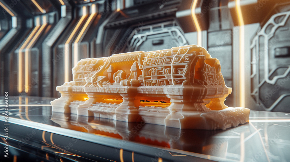 Reviving History: 3D Printed Replica of Iconic Artifact Stock ...