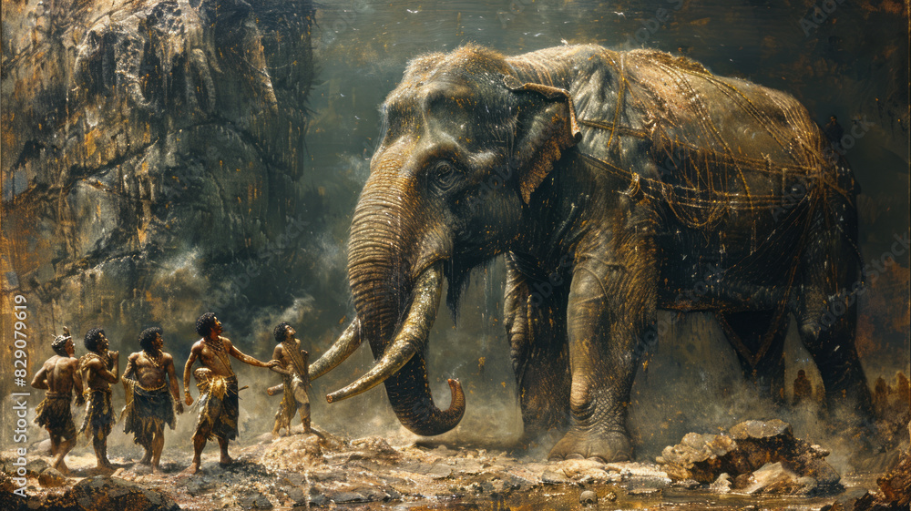 the famous story of the elephant ans six blind ment. each blind man ...