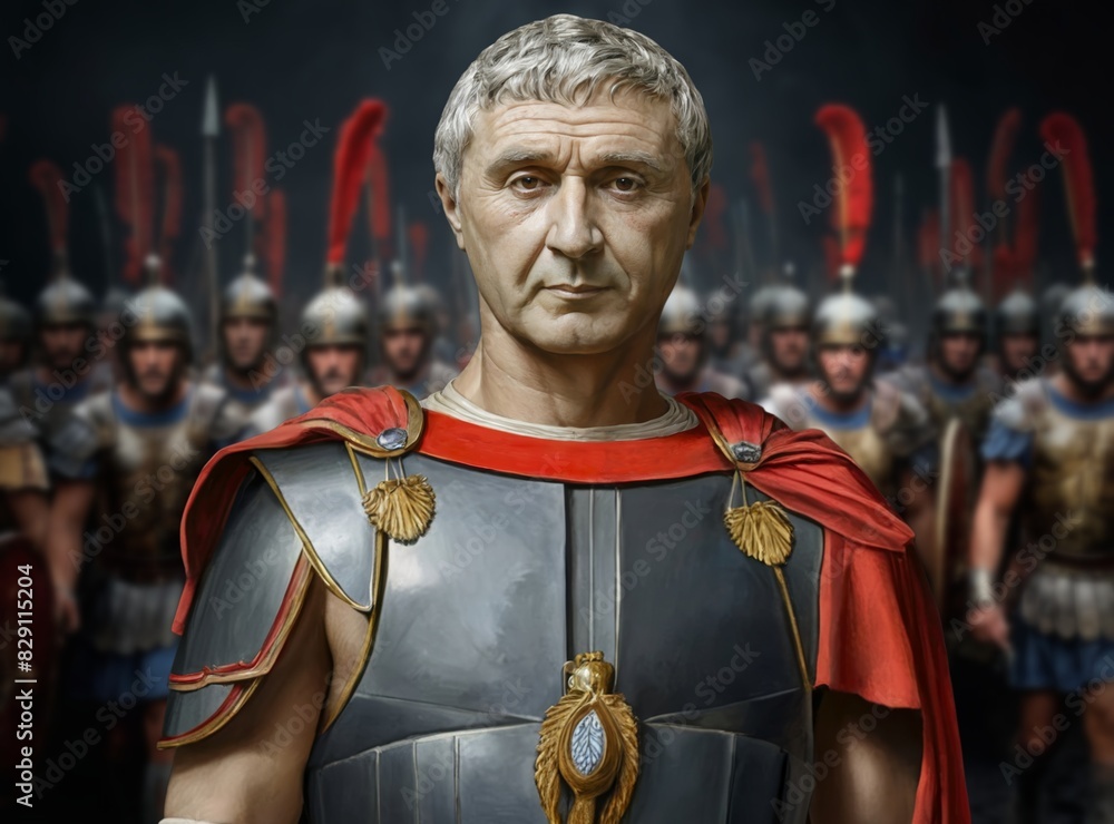 Gnaeus Pompeius Magnus was a Roman general and statesman who rose to ...