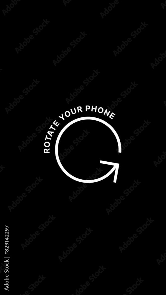 Rotate Your Phone to Landscape orientation. Rotate Your Device from ...