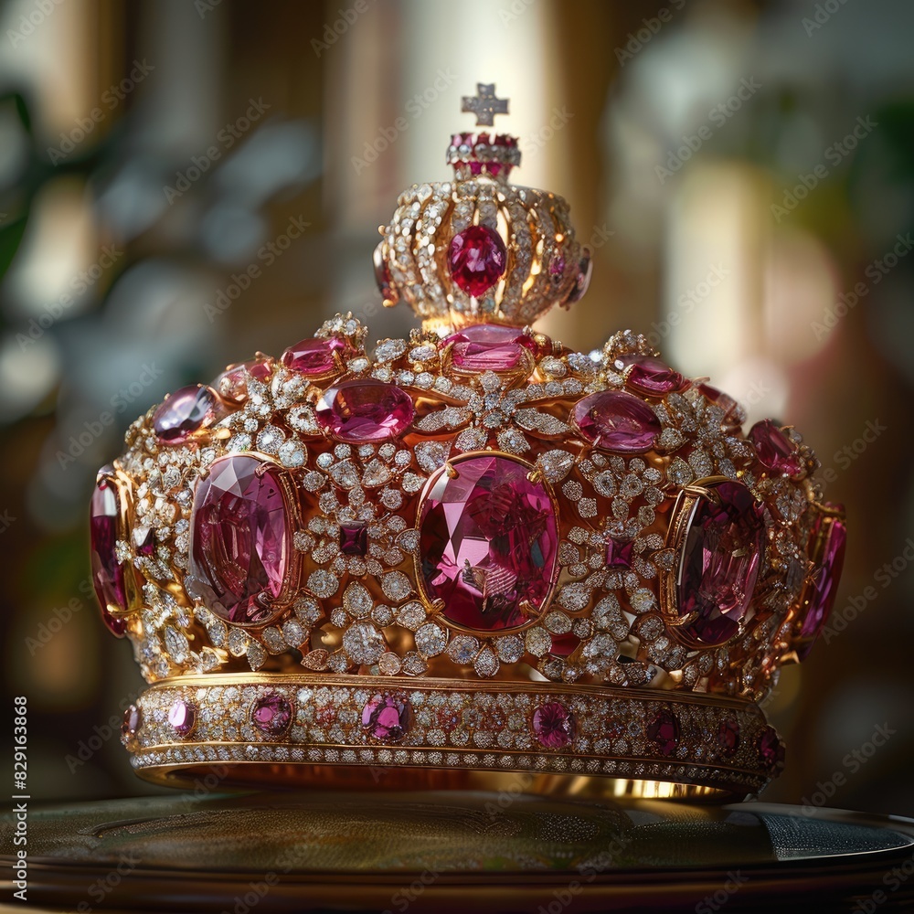 Royal emblem: the crown as a symbol of authority and tradition ...