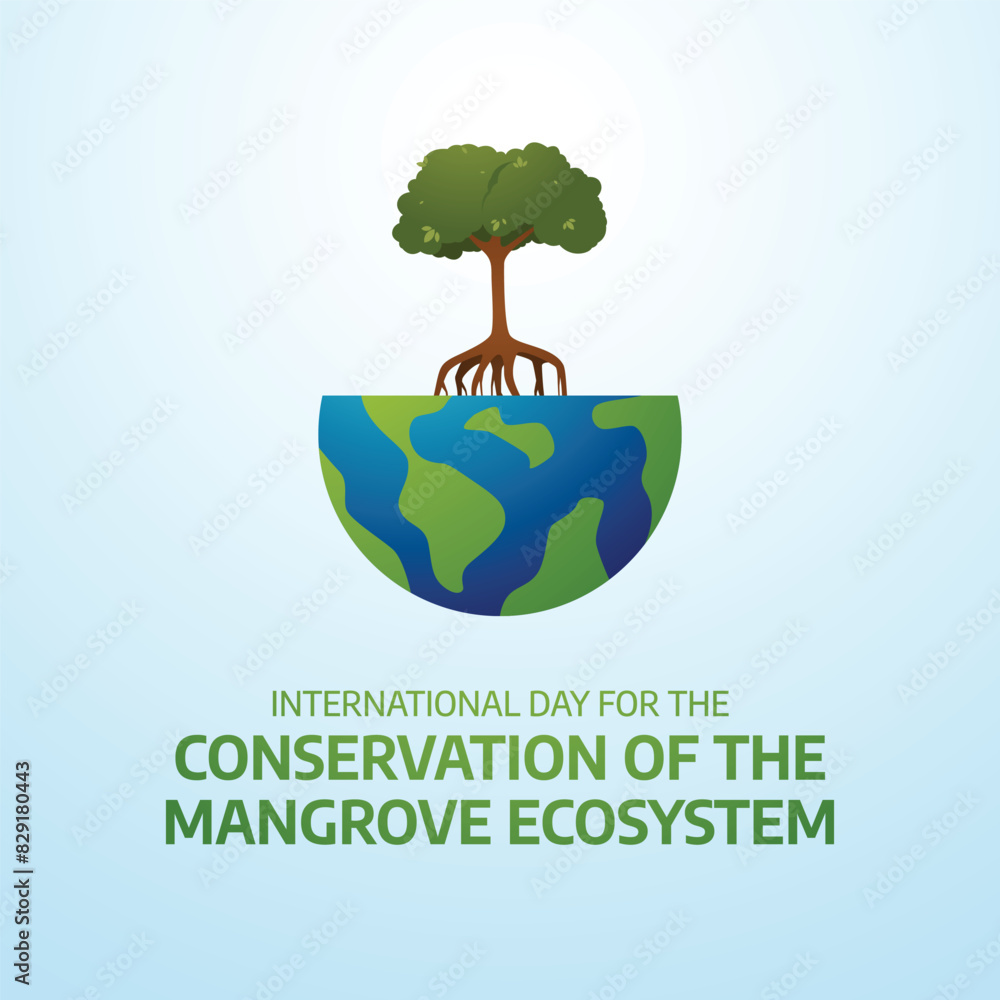 vector graphic of International Day for the Conservation of the ...