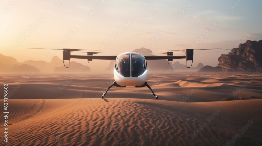 With its electric motors and zero emissions the air taxi leaves behind ...
