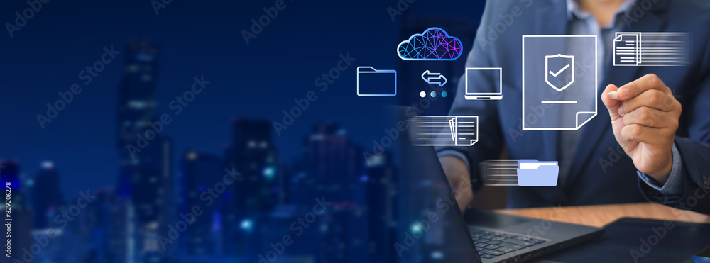 (SFTP) secure file transfer protocol and backup data, document ...