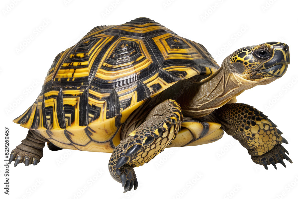 Hermann tortoise turtle d'hermann testudo hermanni isolated white ...