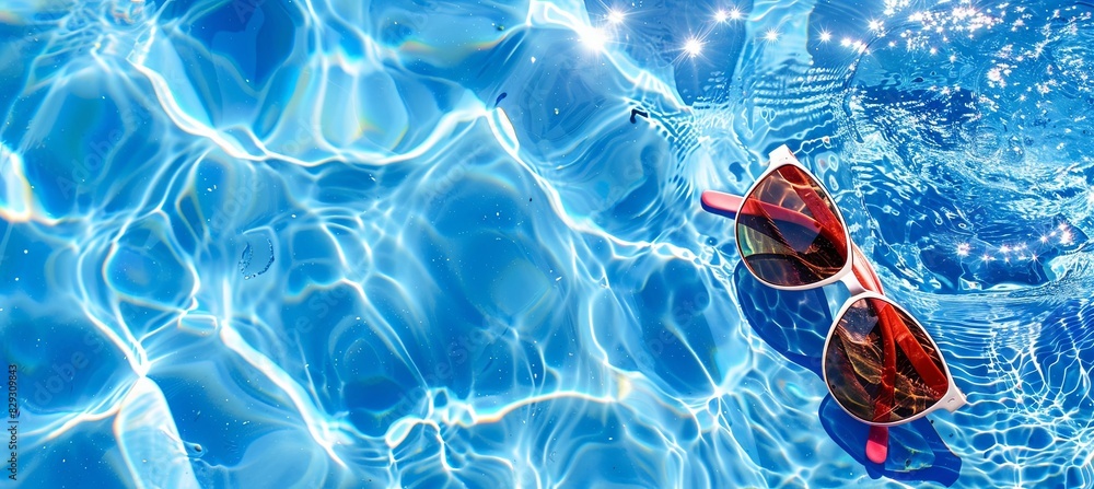 fun memorial day summer pool party imagery for an invite flyer Stock ...