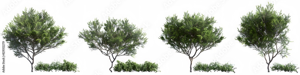 Digital asset depicting a Larrea cuneifolia tree, perfect for visual ...