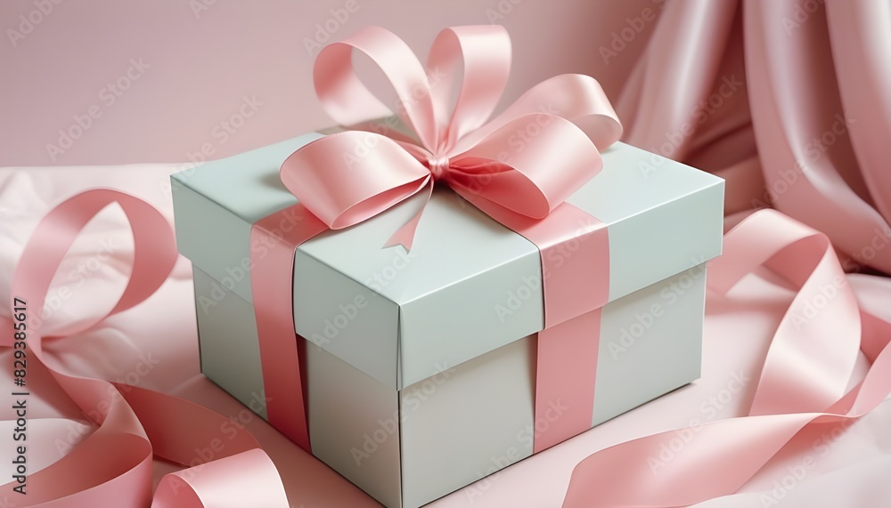 pink gift box isolated on transparent background cutout Stock ...