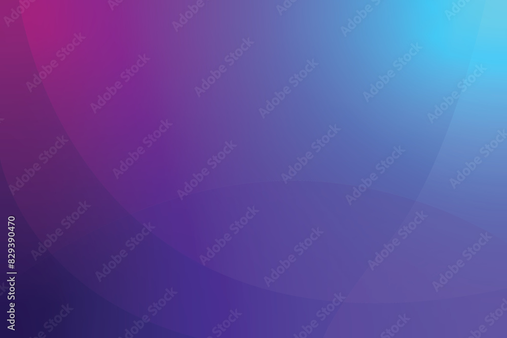 Abstract purple and blue gradient background with curved composition ...