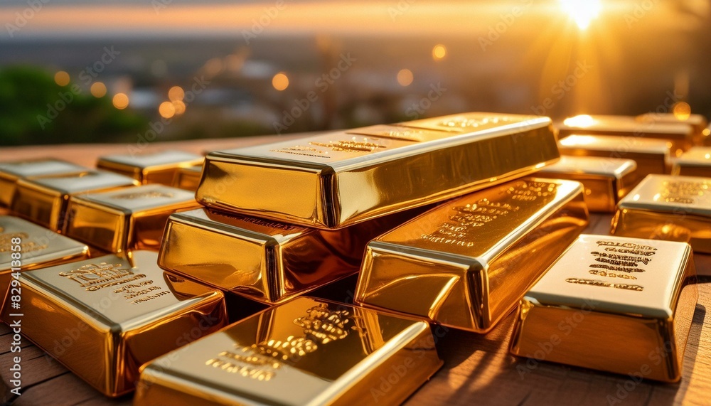 gold graph with sign, street traffic, gold and besqet city bus station ...