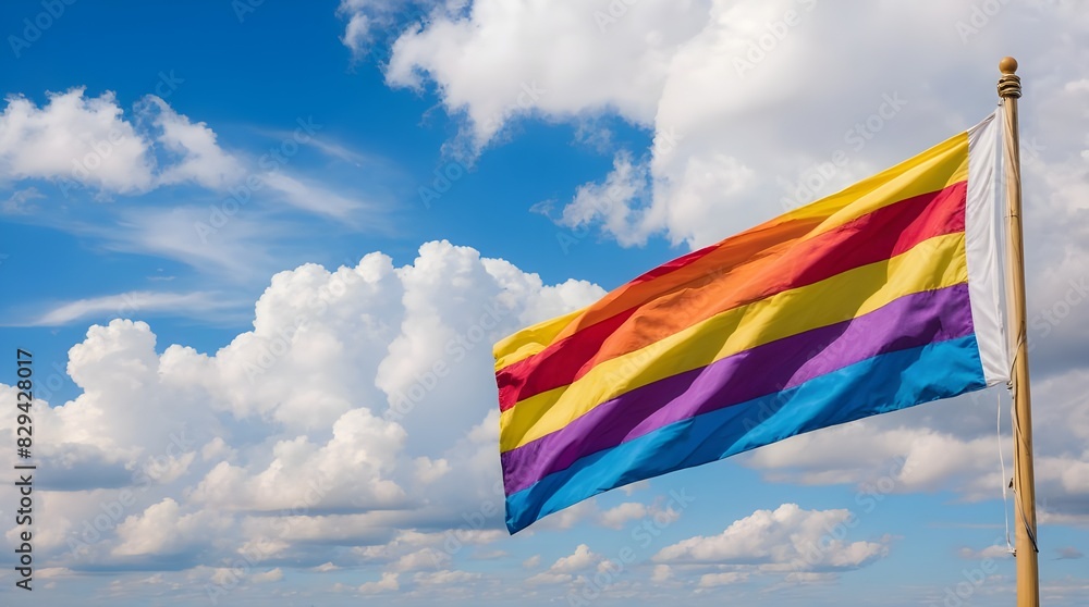 Pride banner for intersex inclusivity. Fresh LGBTQIA+ A pride flag for ...