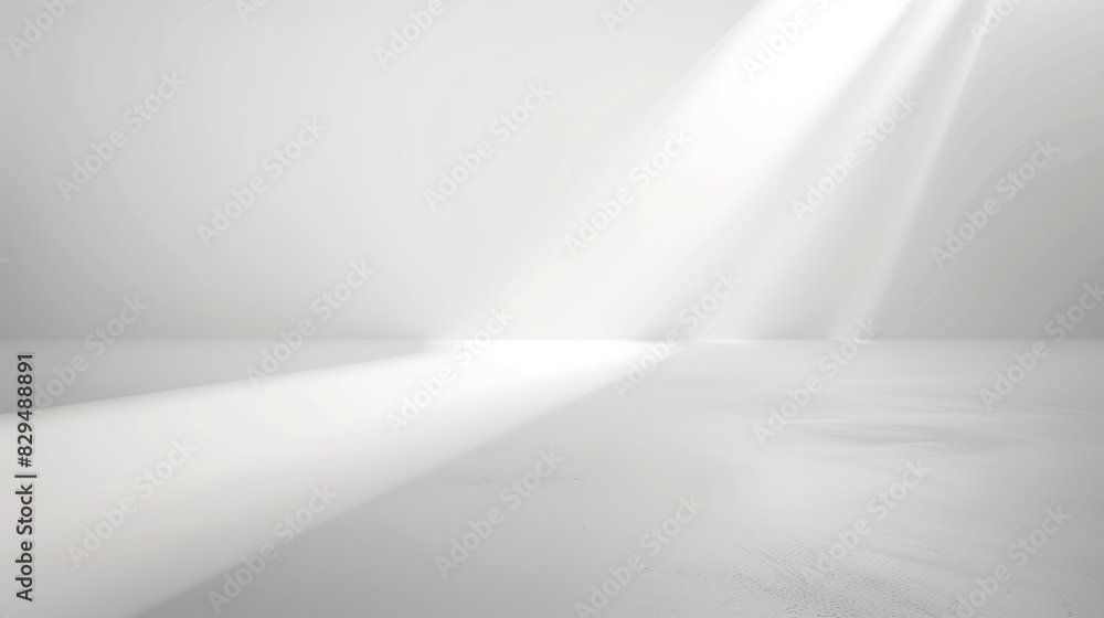 A pure white background with a soft, diffused light effect, creating a ...