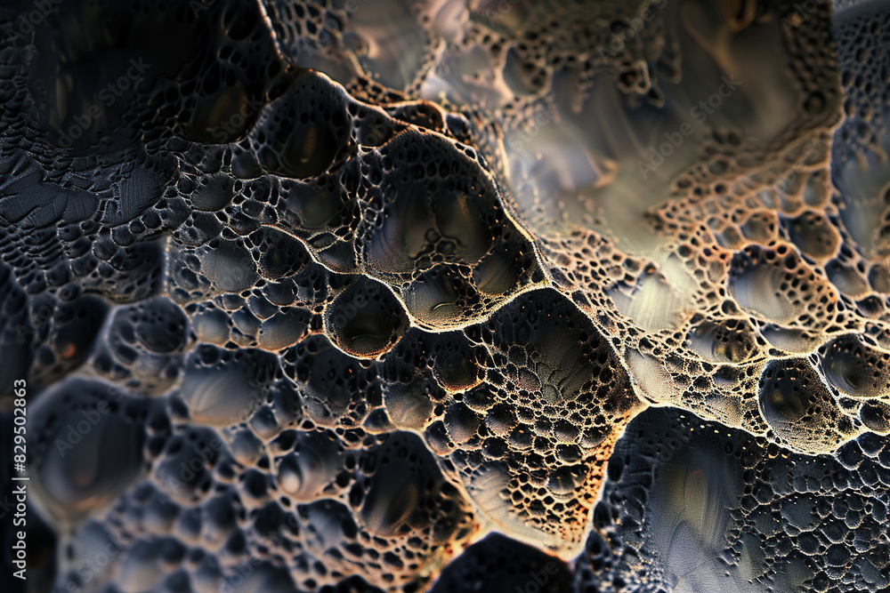 Generative ai on theme of beautiful futuristic shell stone wall for ...