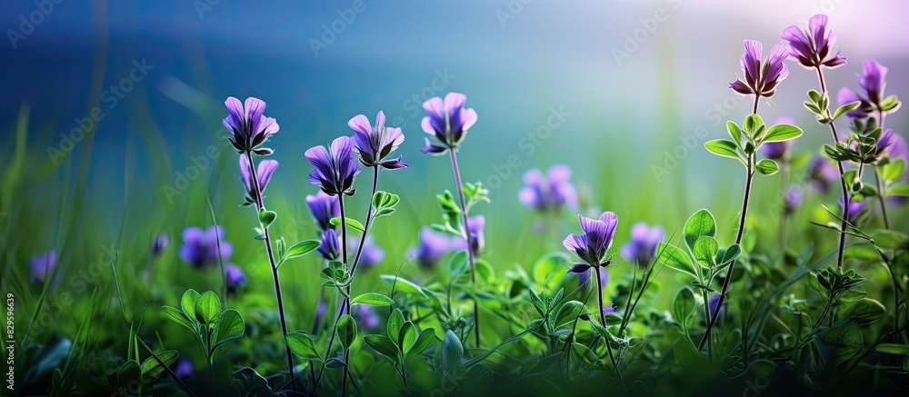 Medicago sativa commonly known as lucerne or alfalfa is a perennial ...