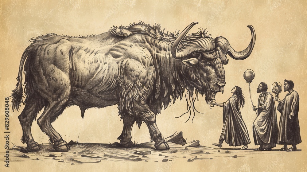 Biblical Illustration: Beast from the Earth, Signs and Deception ...