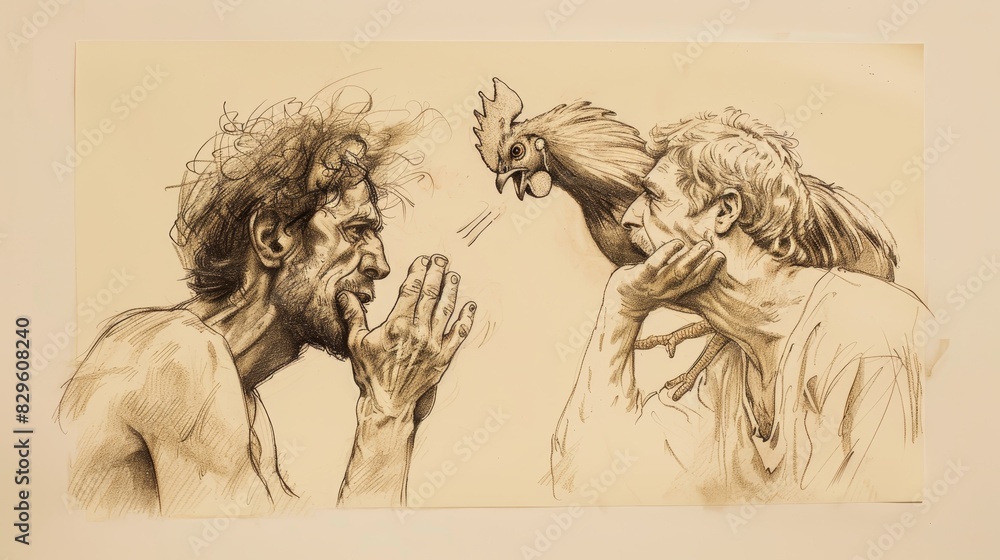 Biblical Illustration: Peter's Denial, Peter Denying Jesus Three Times ...