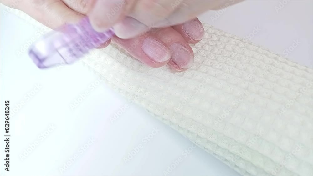 Gel polish manicure step-by-step video tutorial. Step 4 Dust cleaning ...