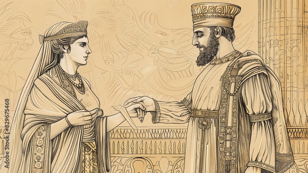 Biblical Illustration: Esther and Mordecai's Plan, Haman's Plot ...