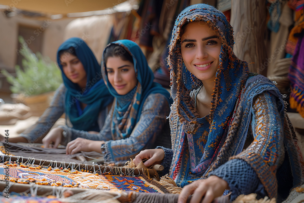 Mesopotamian civilization women weaving intricate textiles an ancient ...