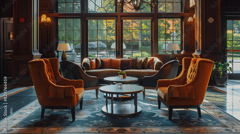 Feature scenes from a welcoming and luxurious hotel or resort ...