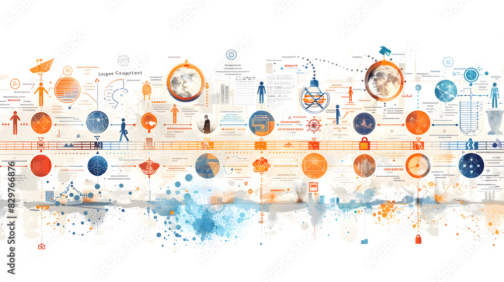 Fotografia do Stock: Document Evolution Timeline, Create a visual ...