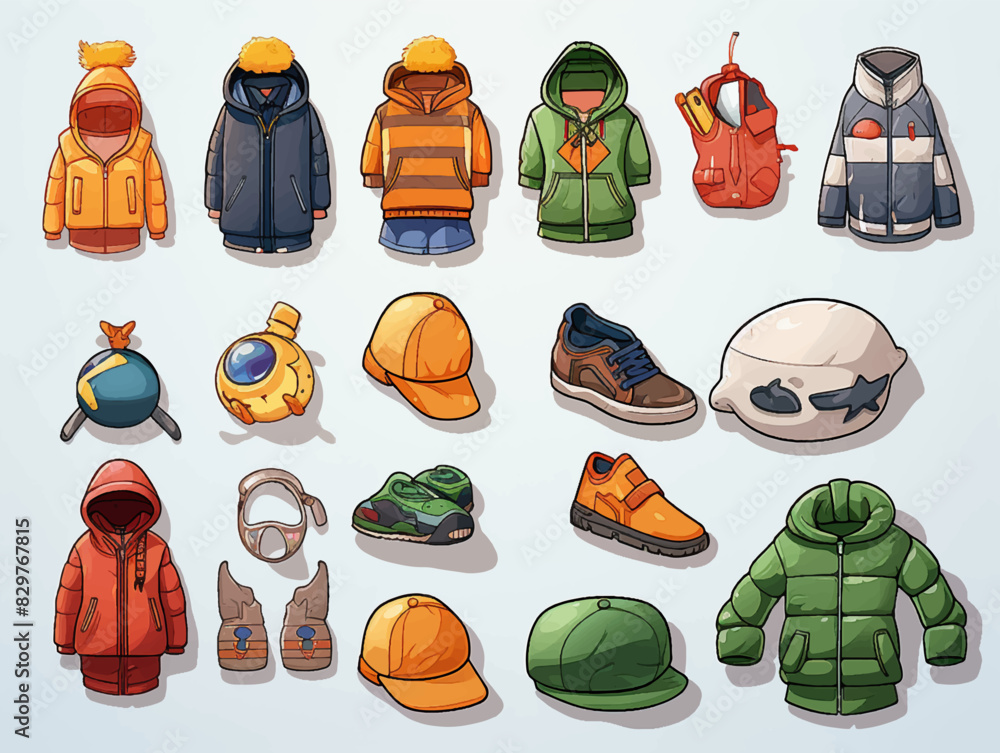 Anime manga cartoon characters for animation, motion graphic. Parts of ...