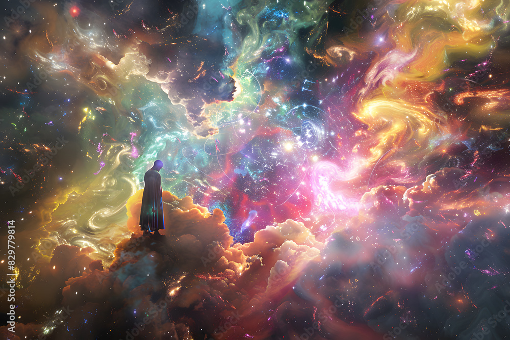 Ethereal Body, Mystic Form, Galactic Spirit, Otherworldly Figure ...