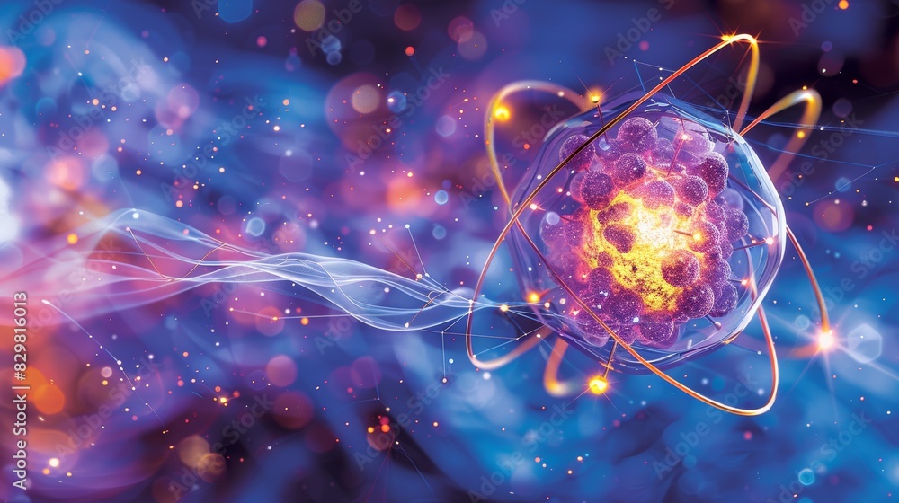 A scientific illustration of a polar molecule with labeled dipole ...