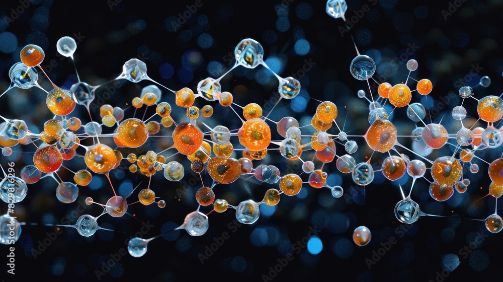A visualization of the molecular structure of table salt (sodium ...