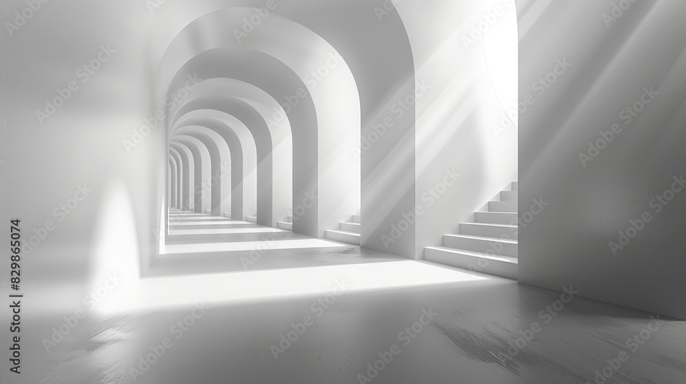 Illustrate a visual distortion with a minimalist approach. Use simple ...