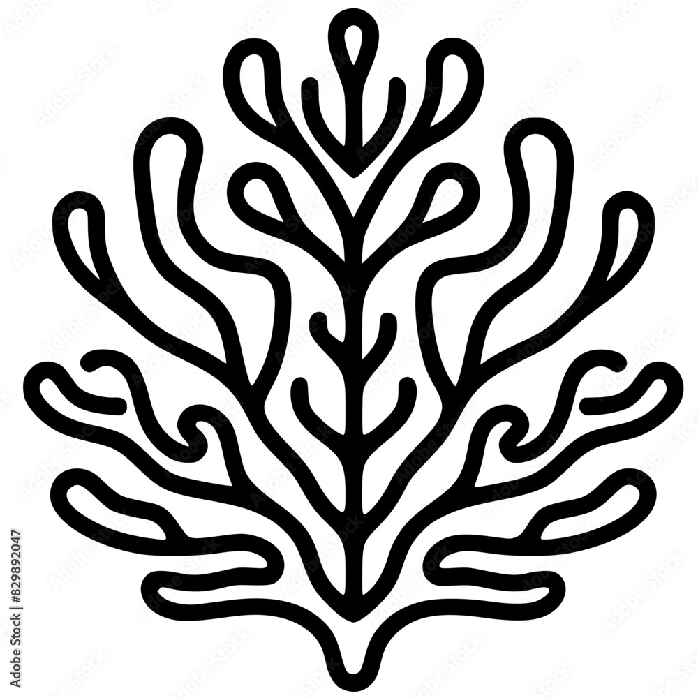 Seaweed Svg, Coral Svg, Under the Sea Svg, Plants Svg, Cut Files, Sea ...