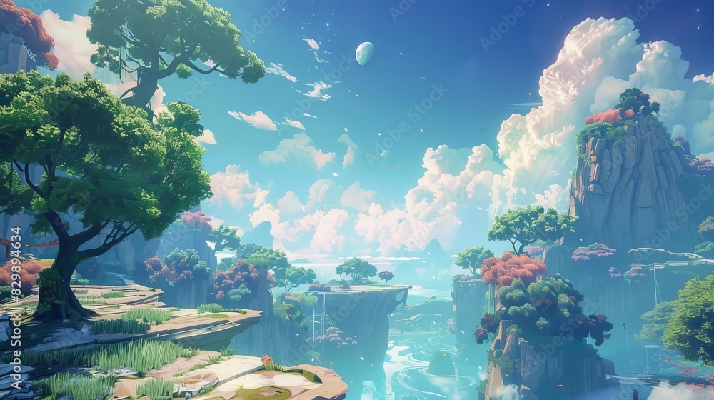 beautiful game environment art showcase lush landscapes enchanting ...