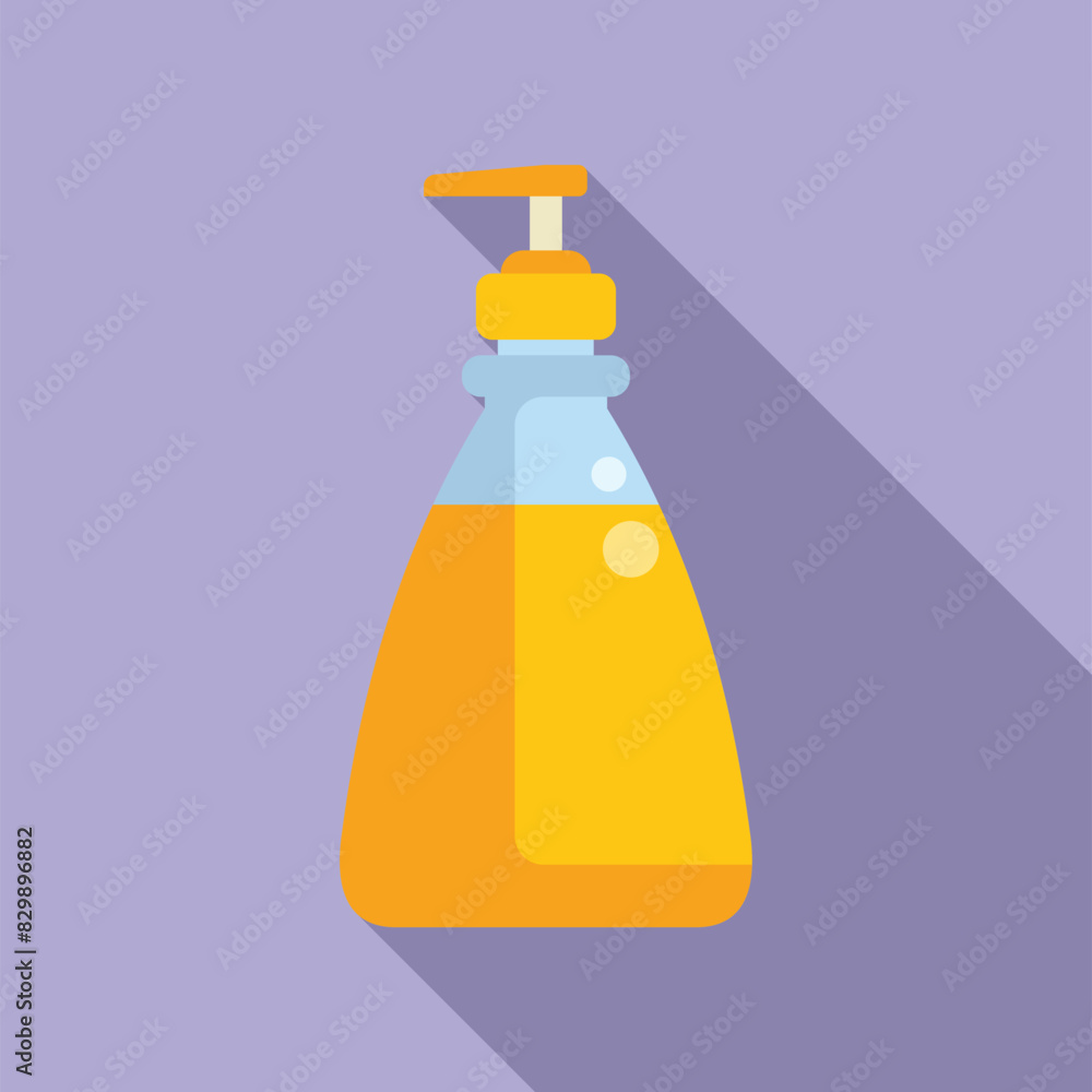 Colorful cartoon soap dispenser illustration with flat design. Vector ...