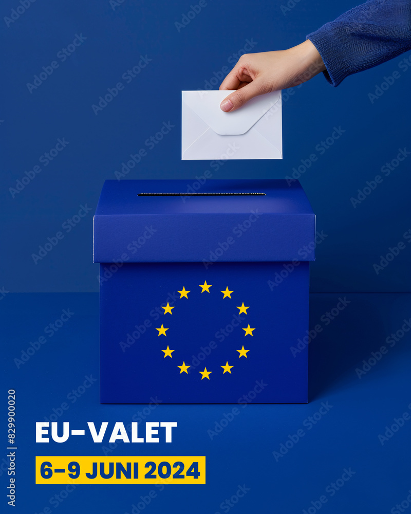 European Elections 2024 Social Media Poster Template Advertisement ...