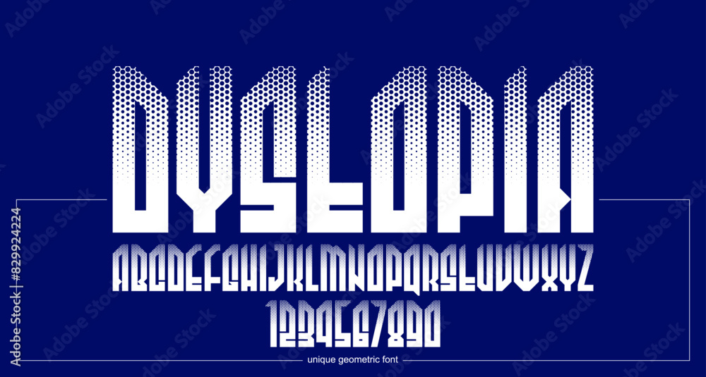 Urban massive tall geometric font for logos and emblems, condensed ...