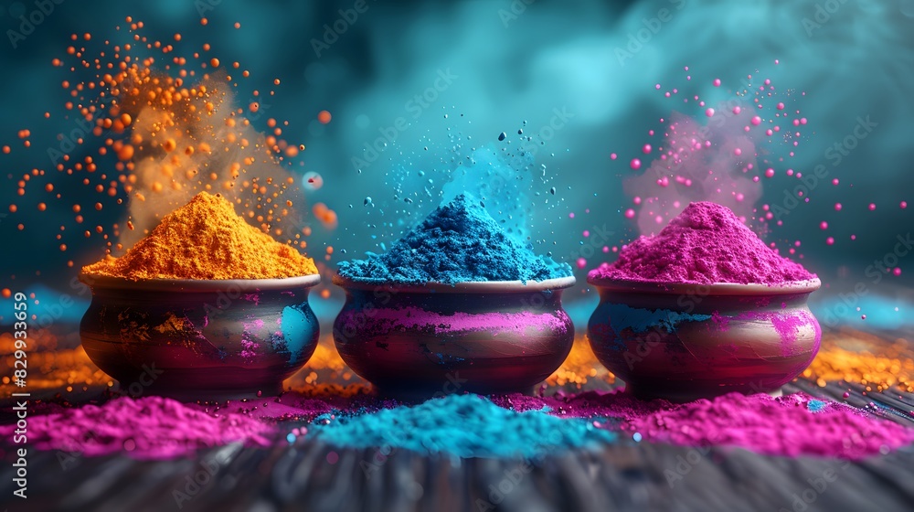 An infographic explaining the customs and traditions of Holi, designed ...